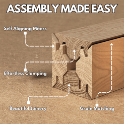 TimberLock™ 45° Lock Miter Router Bit - 1/2" Shank – Valkyr Tools