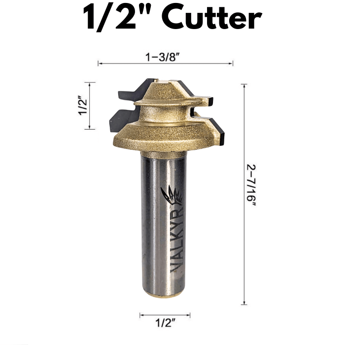 TimberLock™ 45° Lock Miter Router Bit - 1/2" Shank – Valkyr Tools